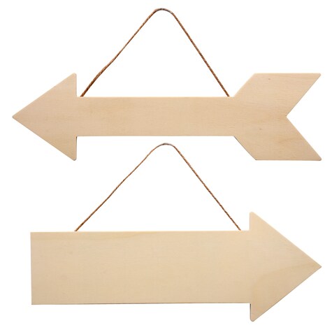 View Crafter's Square Wooden Arrows, 12.375x4.75