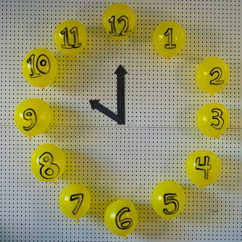 New Year's Countdown Balloon Clock