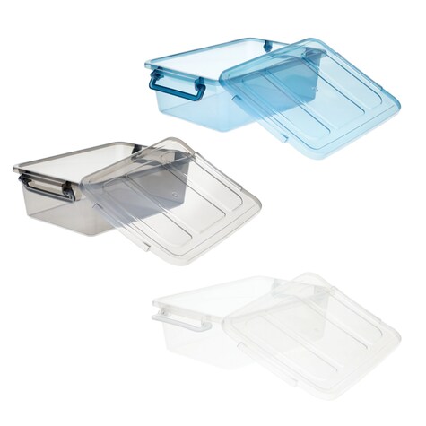 View Translucent Plastic Storage Boxes with