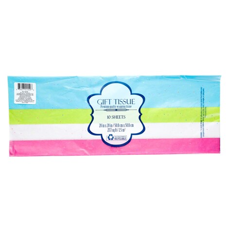 View Voila Neon Glittery Tissue Paper