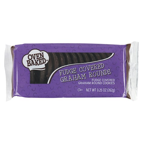 Oven Baked Fudge Covered Graham Rounds, 9.25 oz. | Dollar Tree