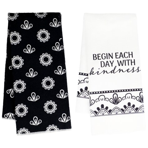 View Home Collection Microfiber Kitchen Towel,