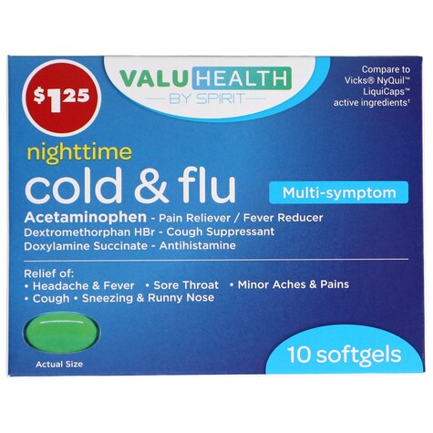 View Valuhealth Nighttime Cold & Flu