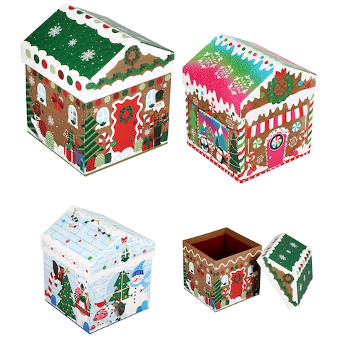 View Christmas House Nested Gift Box,