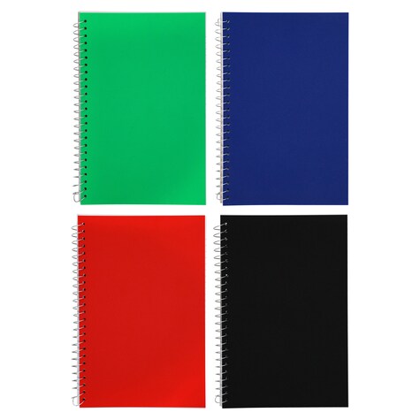 View Jot 2-Subject Colored Spiral Notebooks,