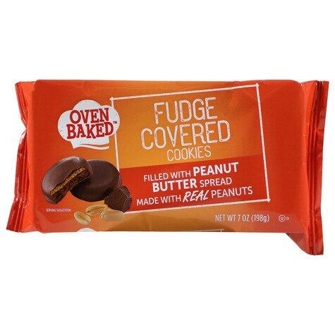 View Oven Baked Fudge Covered Cookies