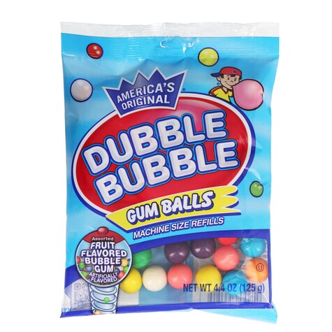 View Dubble Bubble Gum Balls Machine-Sized
