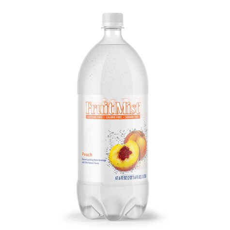 View Fruit Mist Sparkling Peach Water,