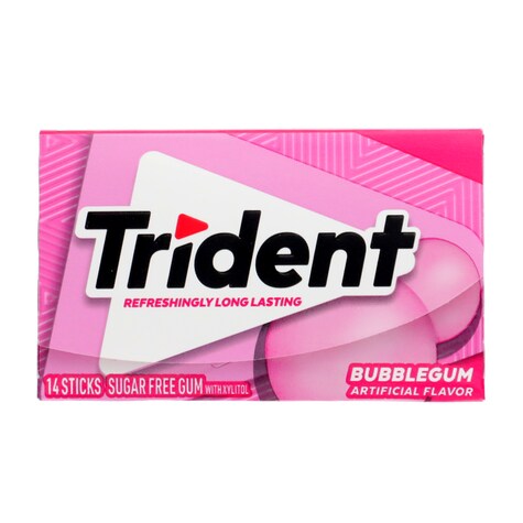 Trident Sugar Free Gum - Bubblegum, 14-pc. Packs | Dollar Tree