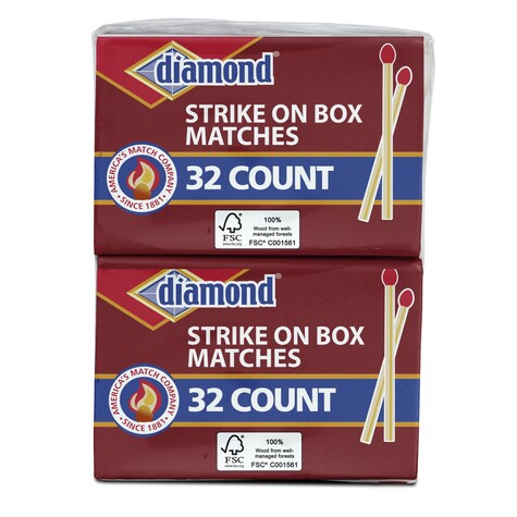 View Diamond Strike-On-Box Mini Match Boxes,