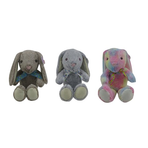 View Colorful Easter Bunny Plushies with