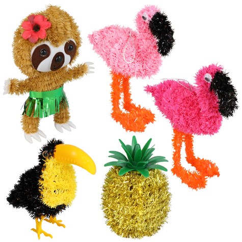 View Assorted Summer 3D Tinsel Icons,
