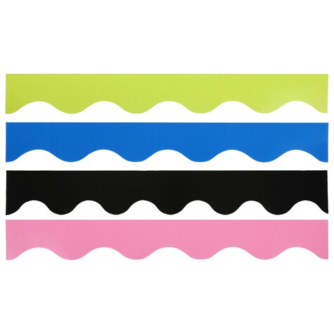 View Teaching Tree Colorful Wall Borders,