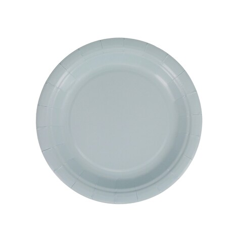 View Round Paper Plates - Light
