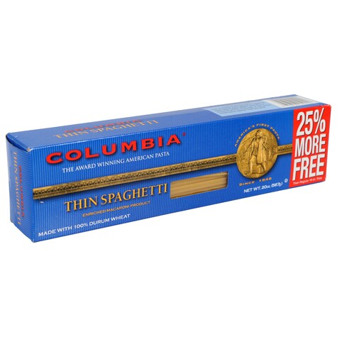 View Columbina Thing Spaghetti, 20-oz. Bonus