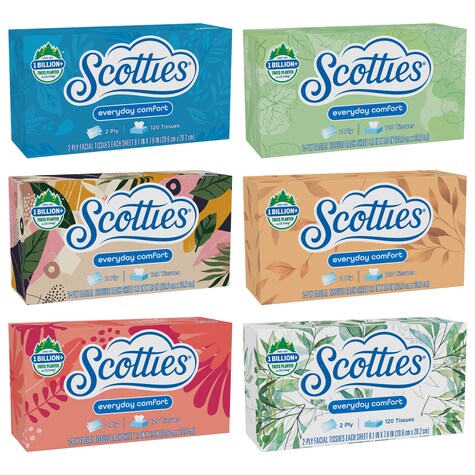 Scotties Flat Tissue, 120-ct. Box | Dollar Tree