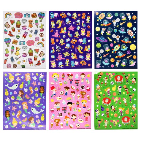 View Jot Glitter Stickers, 50-ct. Packs