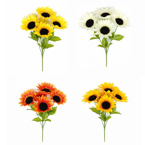View Vibrant Faux Sunflower, 1 ct.