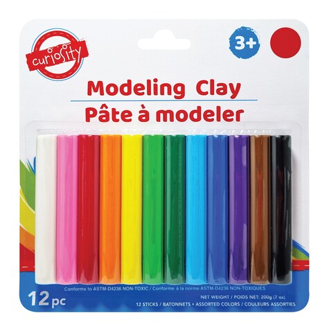 View Colored Modeling Clay Sticks, 12-ct.