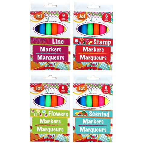 View Jot Assorted Novelty Markers, 6-ct.