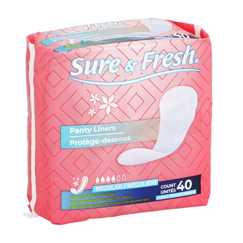 View Surefresh Panty Liner, 40 ct.