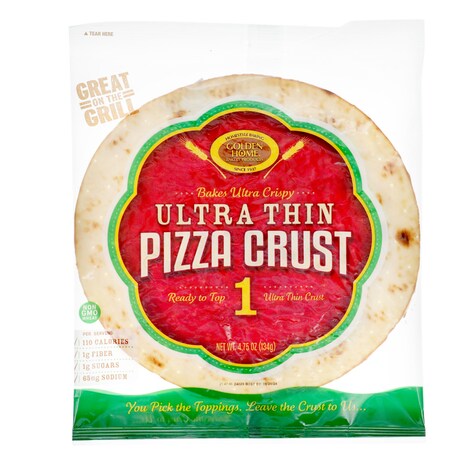 View Golden Home Ultra-Thin Pizza Crusts,