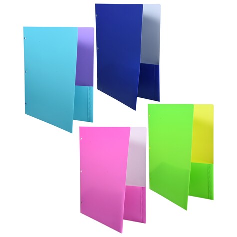 View Jot Two Tone 2-Pocket Folders,