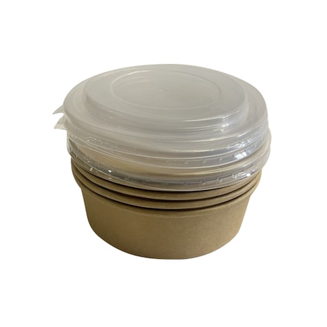 View To-Go Paper Bowls With Lids,