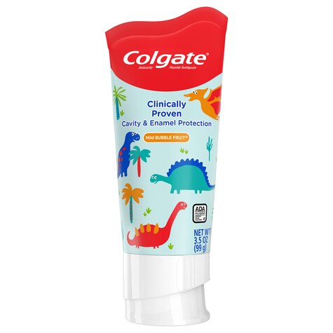 View Colgate Kids Fluoride Dinosaur Toothpaste,