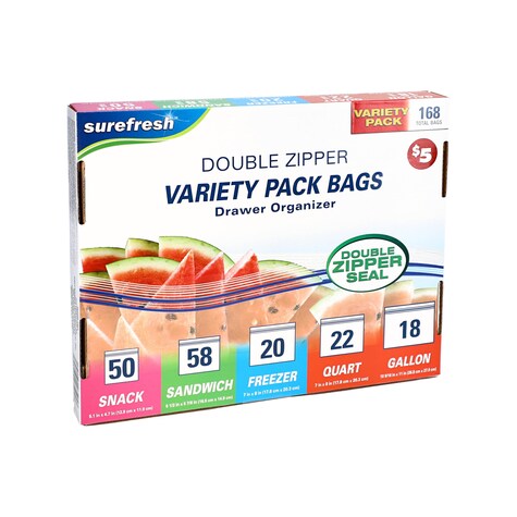 View Surefresh Storage Bags Variety Packs,