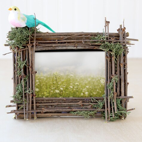 Rustic Twig Frame | Dollar Tree