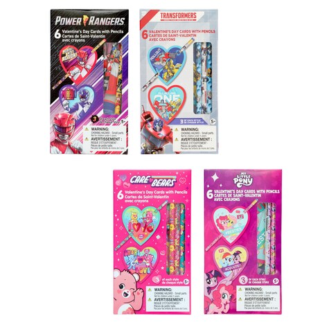Licensed Character Valentine's Day Cards with Pencils, 8-ct. Box ...