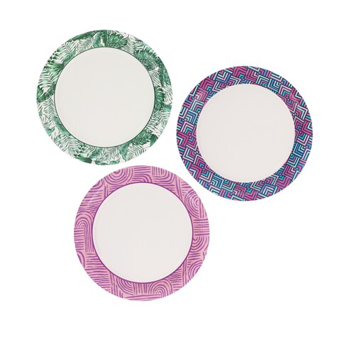View Summer Paper Plates, 8.75 in.,