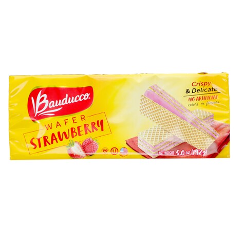 View Bauducco Strawberry Wafers, 5 oz.
