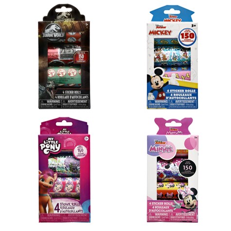 View Disney Sticker Rolls, 4-ct.