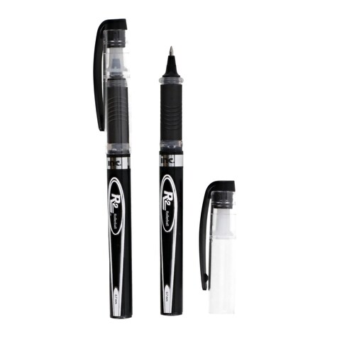 View Inc. R-2 Roller Black Pens,