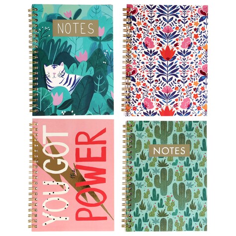 View Spiral Notebooks with Inspirational Covers,