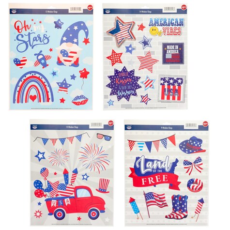 View Patriotic Window Clings
