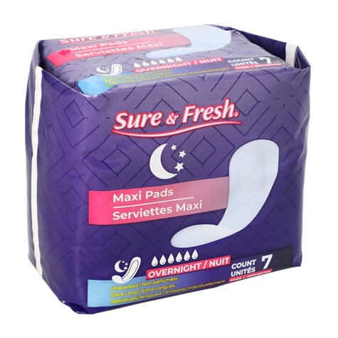 View Sure & Free Overnight Maxi
