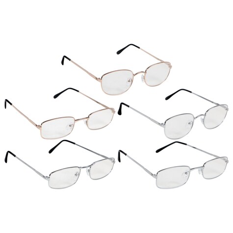 View Wire-Rimmed Reading Glasses with a