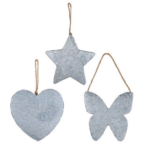 View Crafters Square Galvanized Metal Hanging