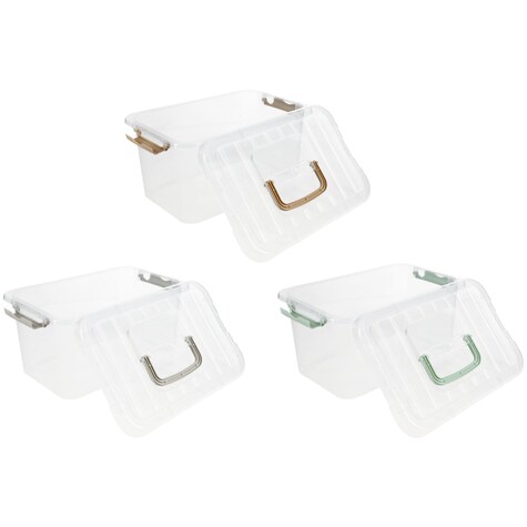 View Large Storage Tote with Lid,