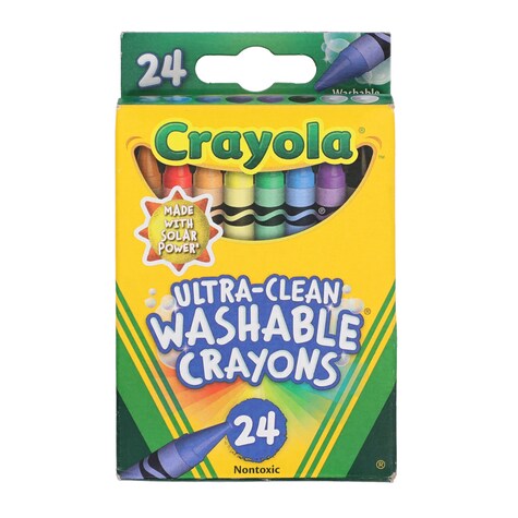 View Crayola Ultra-Clean Washable Crayons, 24-pc