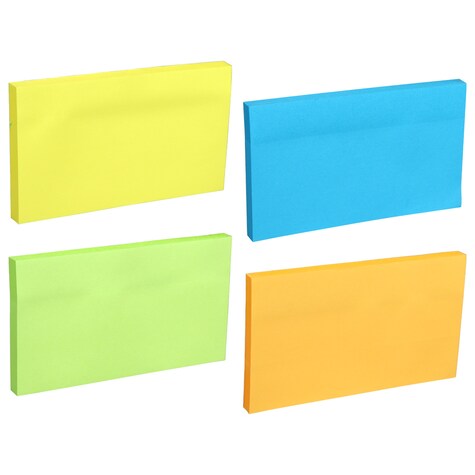View Jot Neon Sticky Notes, 3x5