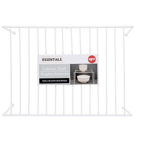 View Essentials White Wire Cabinet Shelves,
