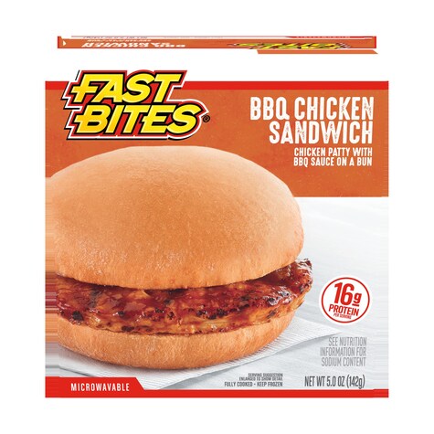 View Fast Bites Frozen BBQ Chicken