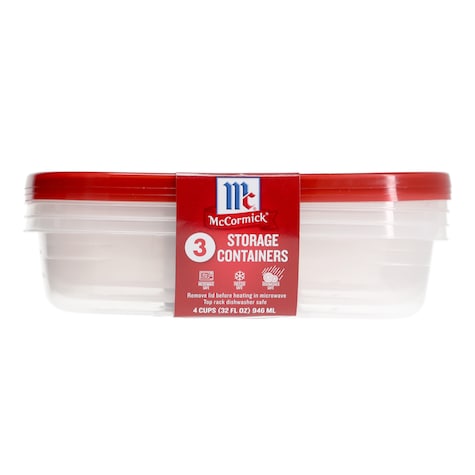 View McCormick 4 Cups Rectangular Storage