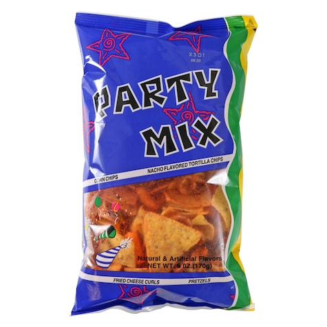 View Party Mix Snack Bags, 6