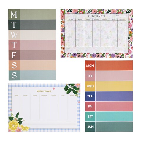 View Jot Non-dated Weekly Desk Planner,