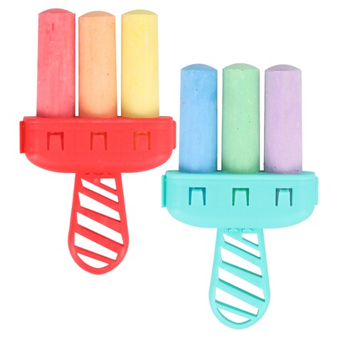 View Triple Sidewalk Chalk Holders, 4